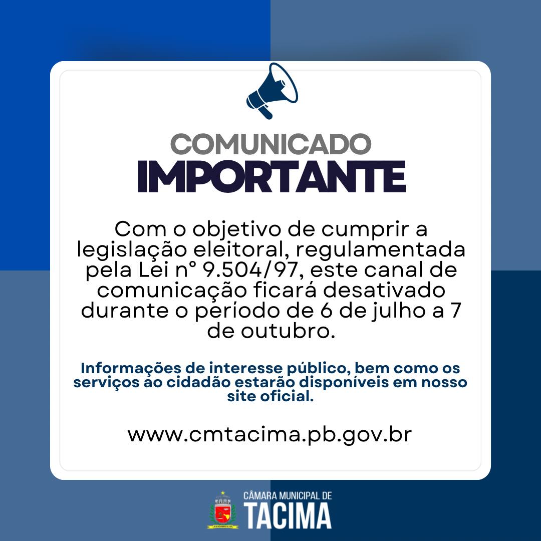 Câmara Municipal de Tacima PB